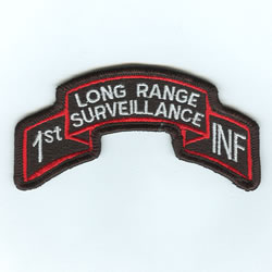 1st INF LRS Scroll - Combat Casuals - Military Embroidered Clothing